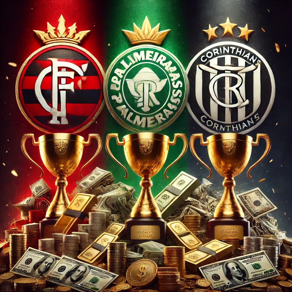 Veja o ranking dos 10 clubes mais valiosos do Brasil